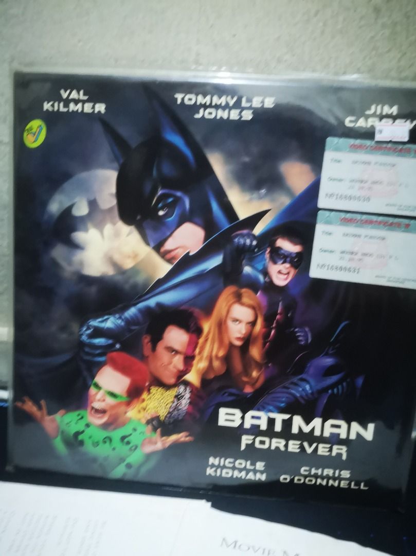 BATMAN FOREVER (LASERDISC FORMAT), Hobbies & Toys, Music & Media, CDs ...
