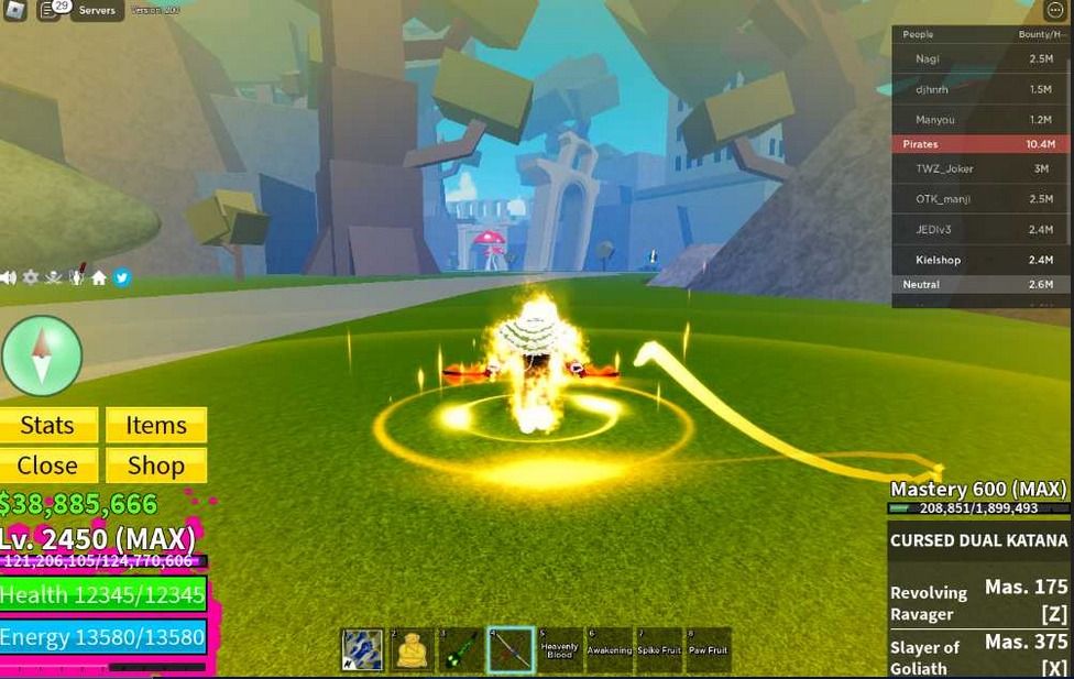 Blox fruits account for sale with v4 race, Video Gaming, Video Games ...