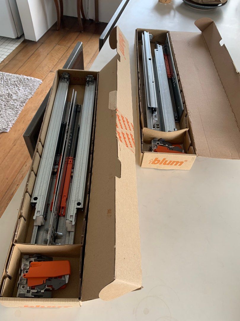 Blum Tandem Plus Drawer Runner set, Furniture & Home Living, Bathroom ...