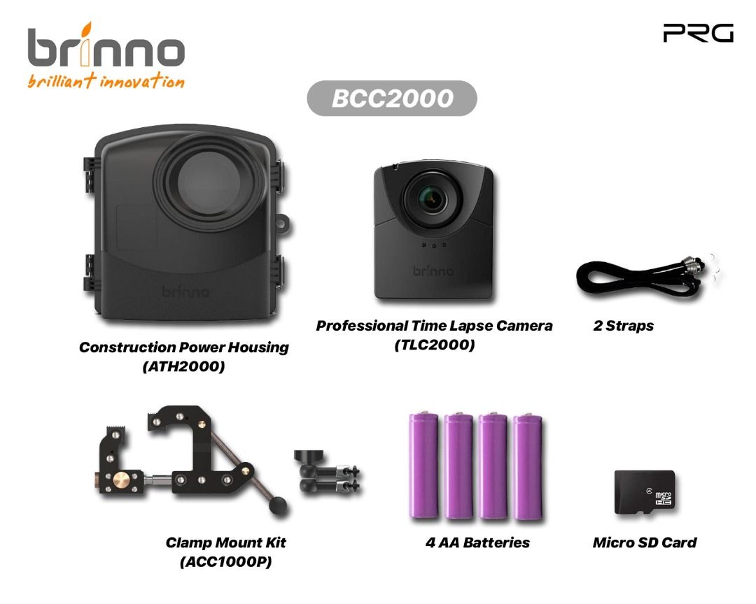 Brinno Construction Trio Bundle Pack – BCC2000, Photography, Cameras on ...