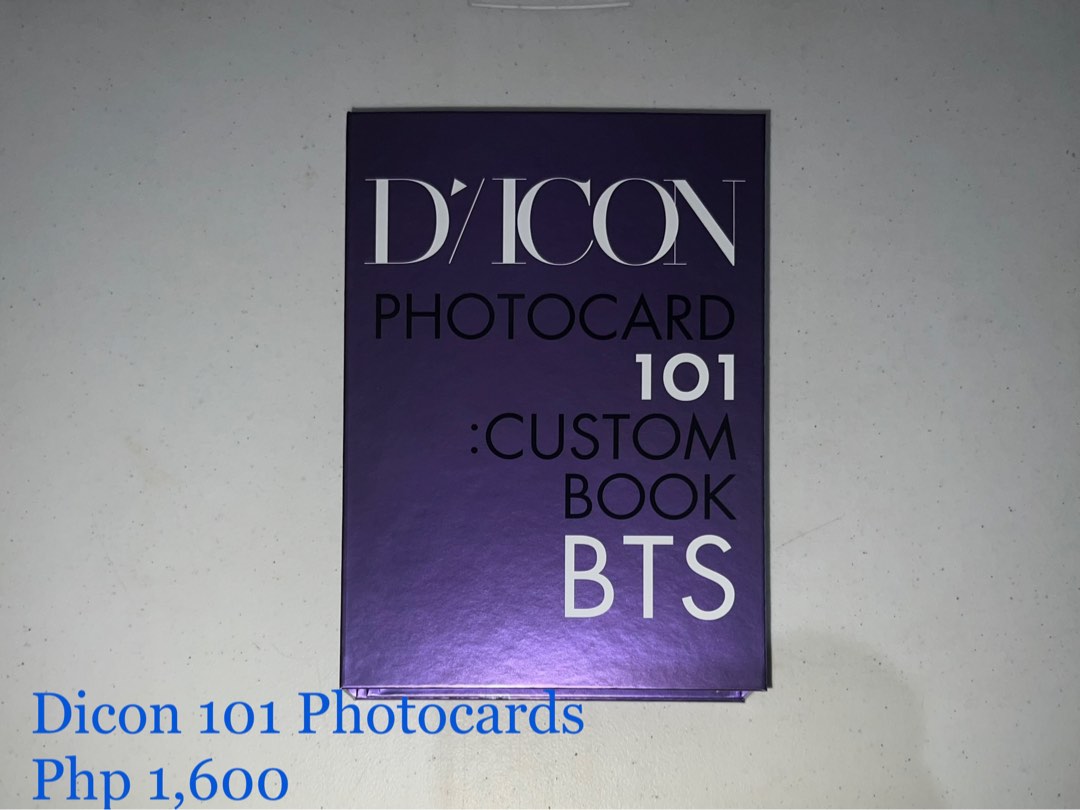 BTS Dicon 101 Photocards, Hobbies & Toys, Memorabilia & Collectibles, K ...