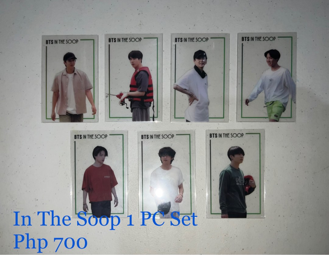 BTS In The Soop 1 Transparent PC Set on Carousell