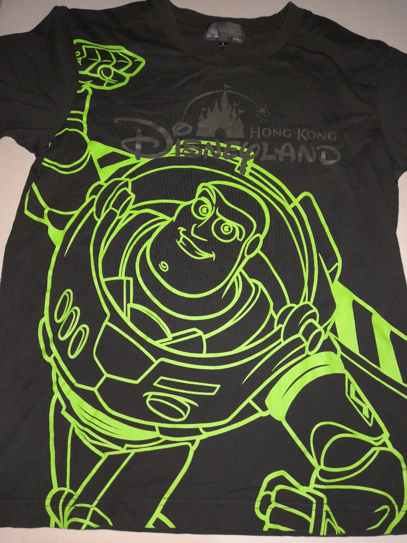 Buzz Lightyear Hong Kong Disneyland Tshirt neon/glow in the dark, Men's ...