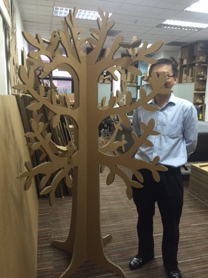 Cardboard Trees, Hobbies & Toys, Occasions & Party Supplies on Carousell