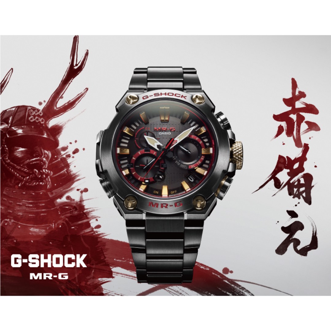 Casio JDM日版 G-SHOCK MR-G 日本製手錶 MRG-B2000 Series MRG-B2000B-1A4JR , 男裝 ...