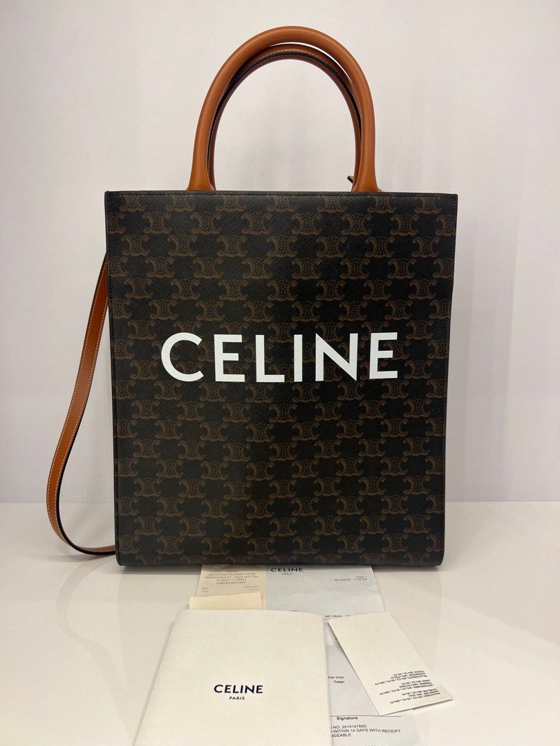 Celine Small Cabas Vertical Bag, Luxury, Bags & Wallets on Carousell