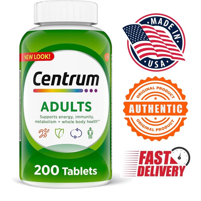 Centrum Adult | 200 Count - Multivitamin Supplement with Antioxidants ...