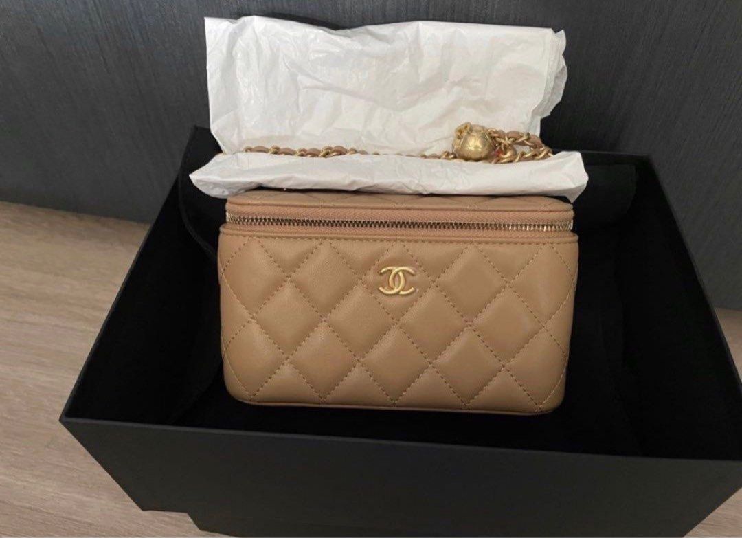 Chanel 22B Pearl Crush Vanity, Luxury, Bags & Wallets on Carousell