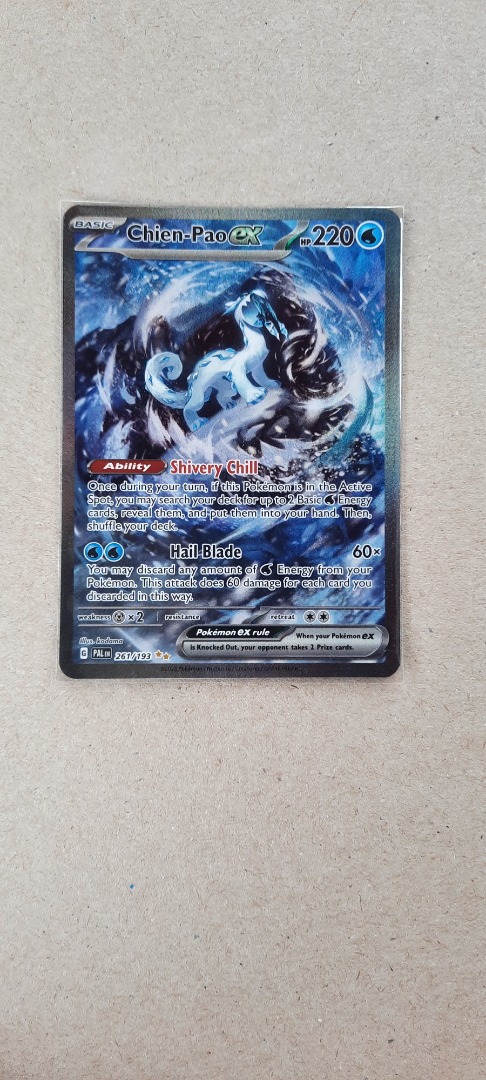 Chien Pao Ex - Paldea evolved ( scarlet & violet ), Hobbies & Toys ...