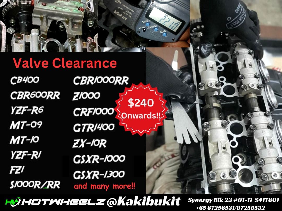 CLASS 2/2B/2A MOTORCYCLE - VALVE CLEARANCE, Motorcycles, Motorcycle ...