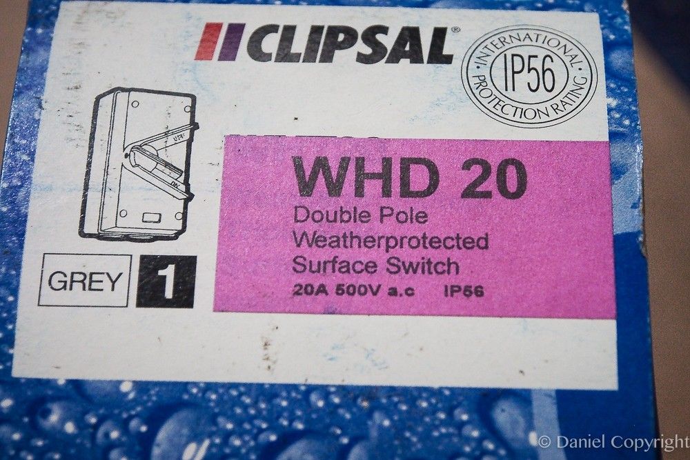 Clipsal 20A Isolator Switch - 2pcs, TV & Home Appliances, Electrical ...