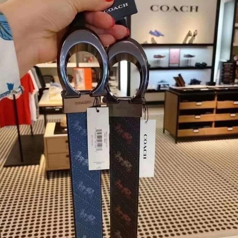Coach men belt, Luxury, Accessories on Carousell