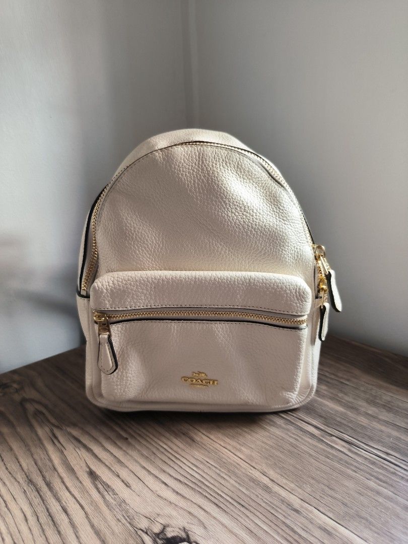 Coach Mini Charlie Backpack Preloved Original , Luxury, Bags & Wallets ...