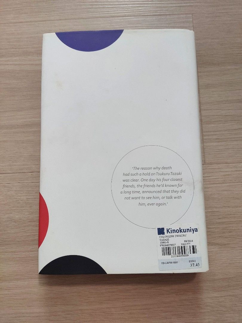 Colorless Tsukuru Tazaki by Haruki Murakami, Hobbies & Toys, Books ...