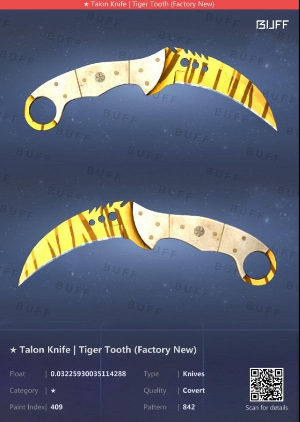 CSGO Talon Tiger Tooth and Sports Glove Omega combo, Video Gaming ...