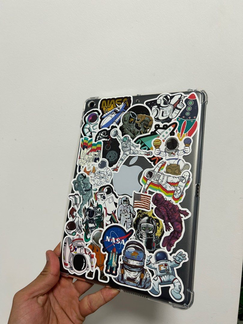 Custom made Sticker Bomb iPad Casing 9/8/7th Gen, Mobile Phones ...