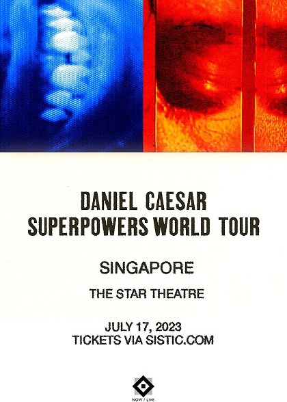 Daniel Caesar Superpowers Cat 2 x 2, Tickets & Vouchers, Event Tickets on Carousell