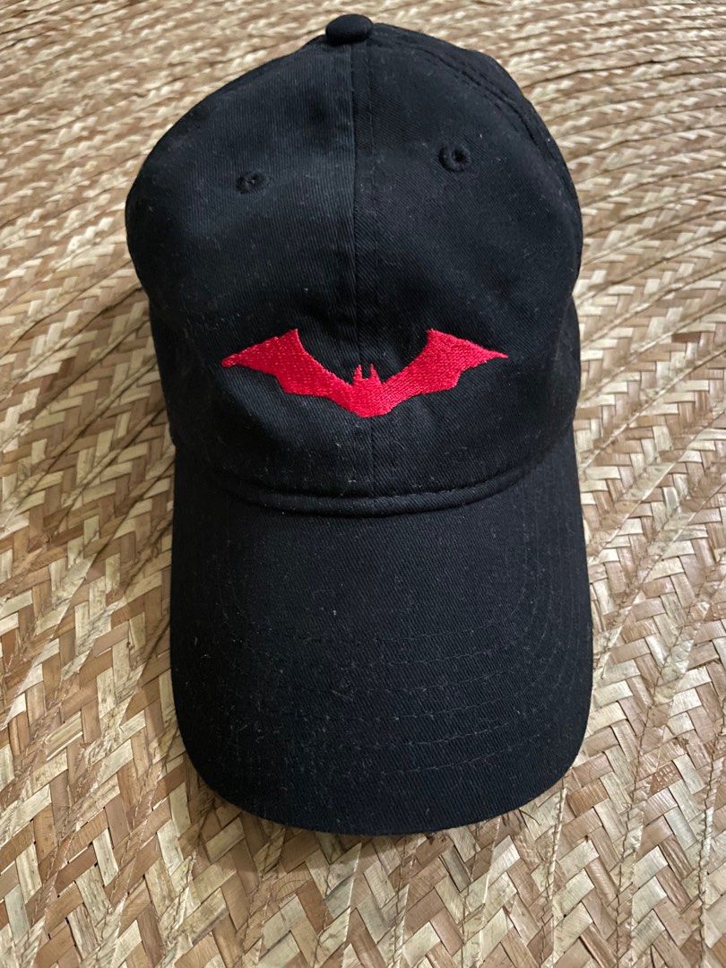 DC Comics Batman Beyond Red Bat Symbol Adjustable Hat, Men's Fashion ...