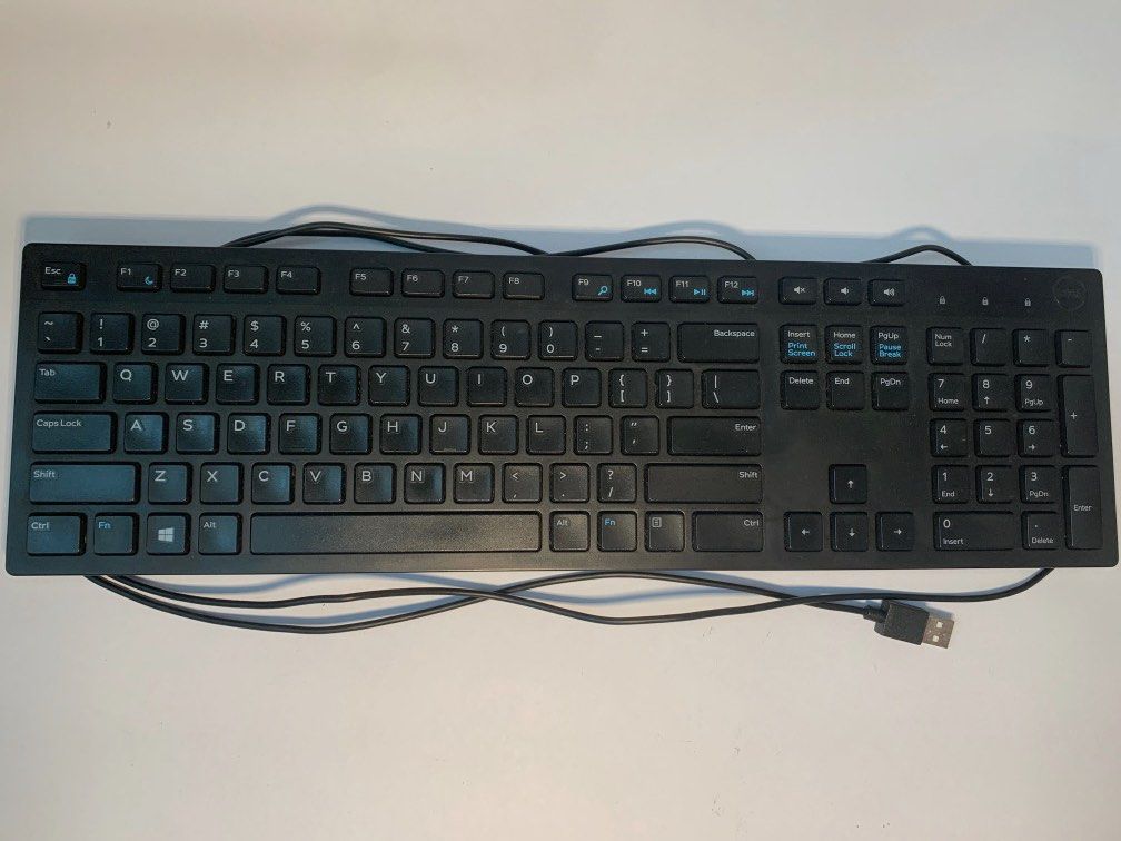 Dell wired keyboard, Computers & Tech, Parts & Accessories, Computer ...