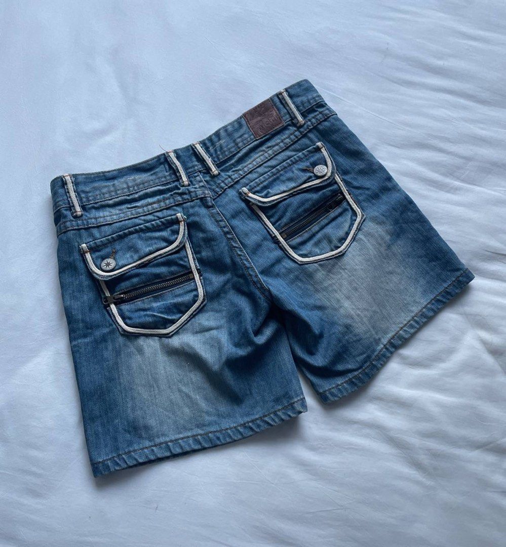 denim shorts jorts vintage, Women's Fashion, Bottoms, Shorts on Carousell