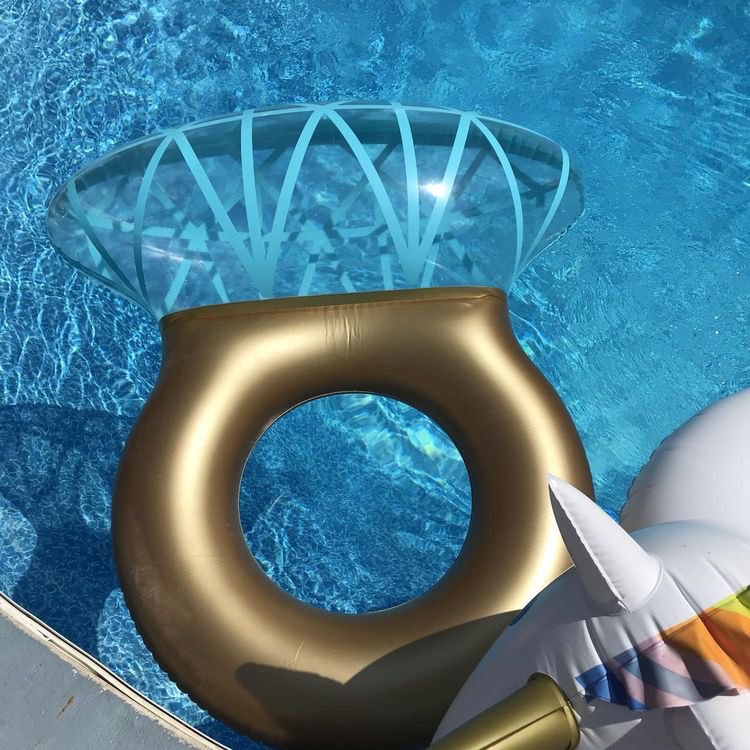 Diamond Engagement Ring Pool Float, Sports Equipment, Sports & Games ...