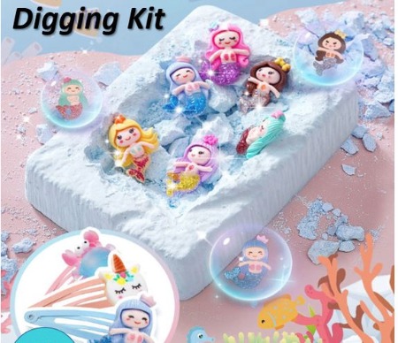 Dig it Up Kit set Unicorn Mermaid Under the sea Set Excavation Kit with ...