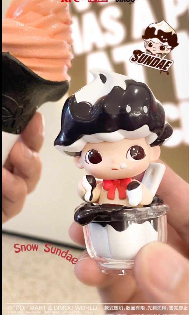 Dimoo KFC Snow Sundae, Hobbies & Toys, Toys & Games on Carousell