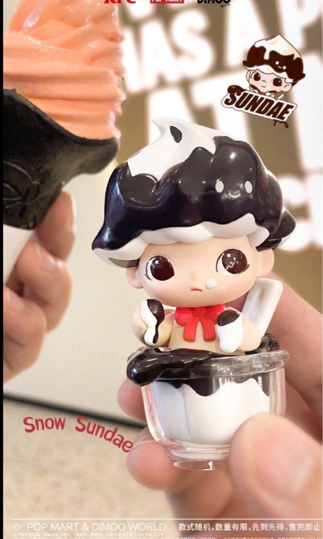 Dimoo KFC Snow Sundae, Hobbies & Toys, Toys & Games on Carousell