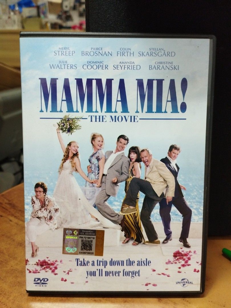 Dvd Mamma Mia The Movie Hobbies And Toys Music And Media Cds And Dvds