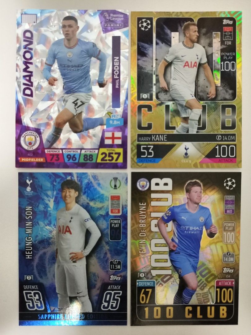 Epl limited edition lot ( Lionel Messi Cristiano Ronaldo Match attax limited edition cards world ...