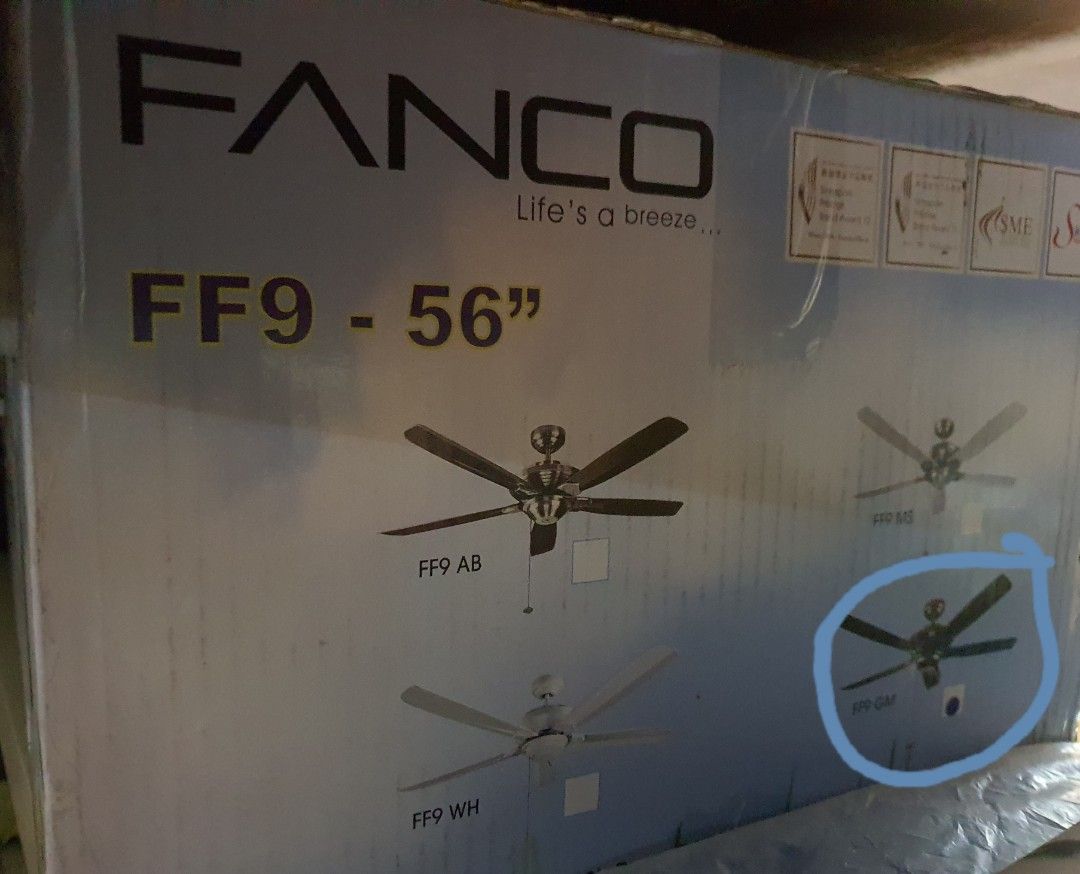 Fanco Ceiling Fan ,Air Track (Black colour ,56",Super 188 motor ,5ABS ...