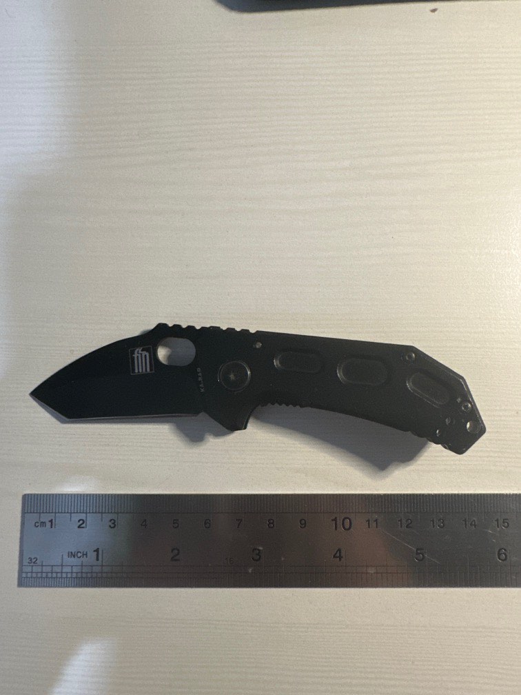 Fin Ka-Bar mini folding knife, Sports Equipment, Hiking & Camping on ...