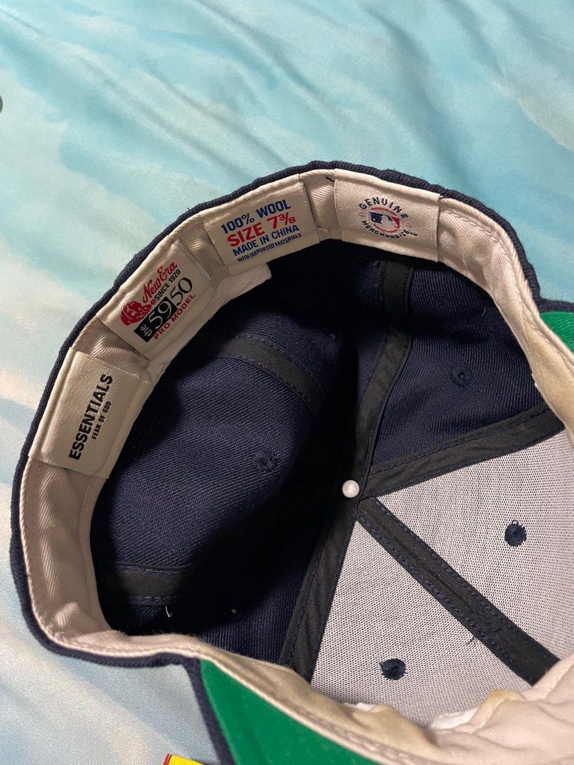 FOG Fear of God New Era FW20 Navy Fitted Cap, Men's Fashion, Watches ...