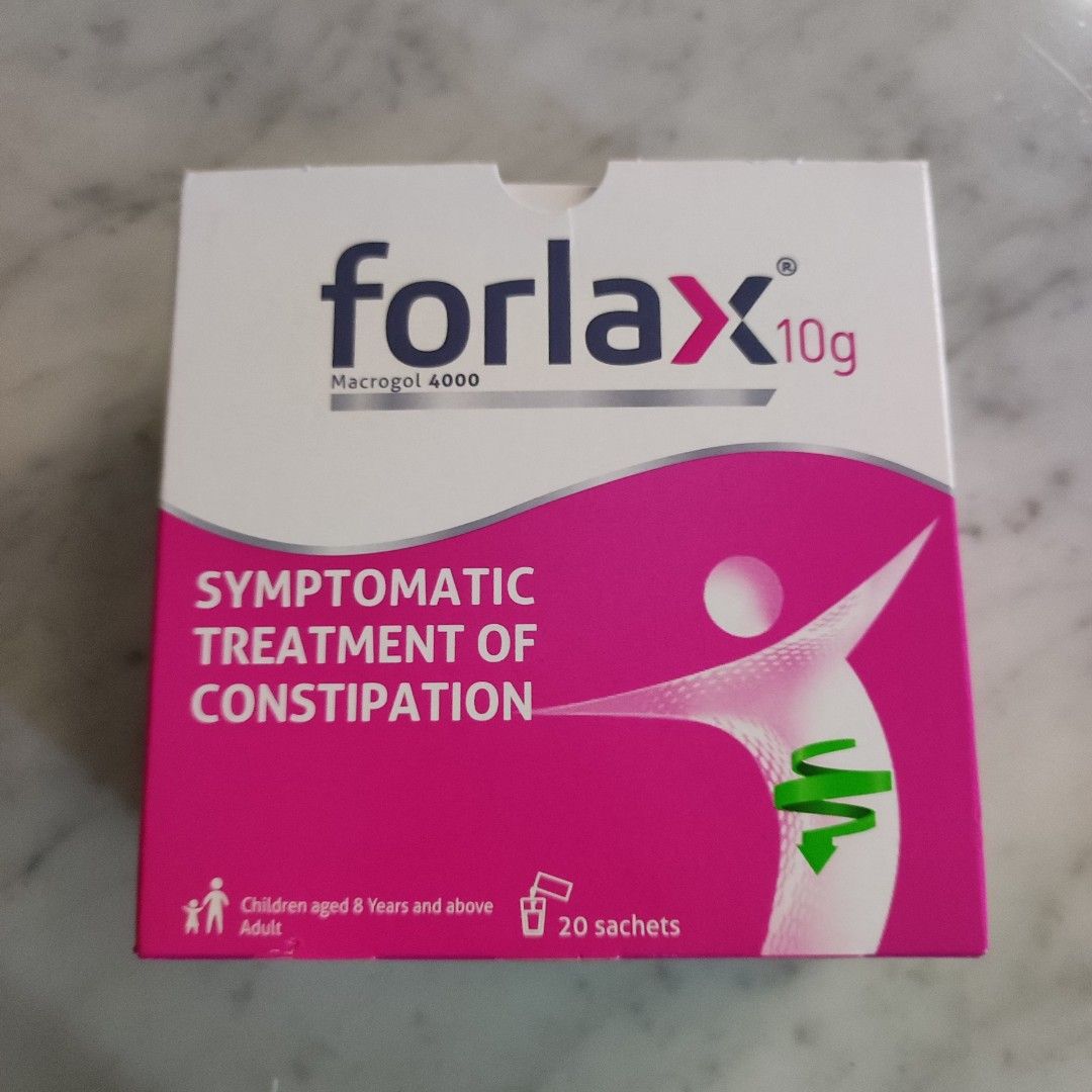 Forlax 10g Macrogol 4000 - Box of 20 sachets, Health & Nutrition ...