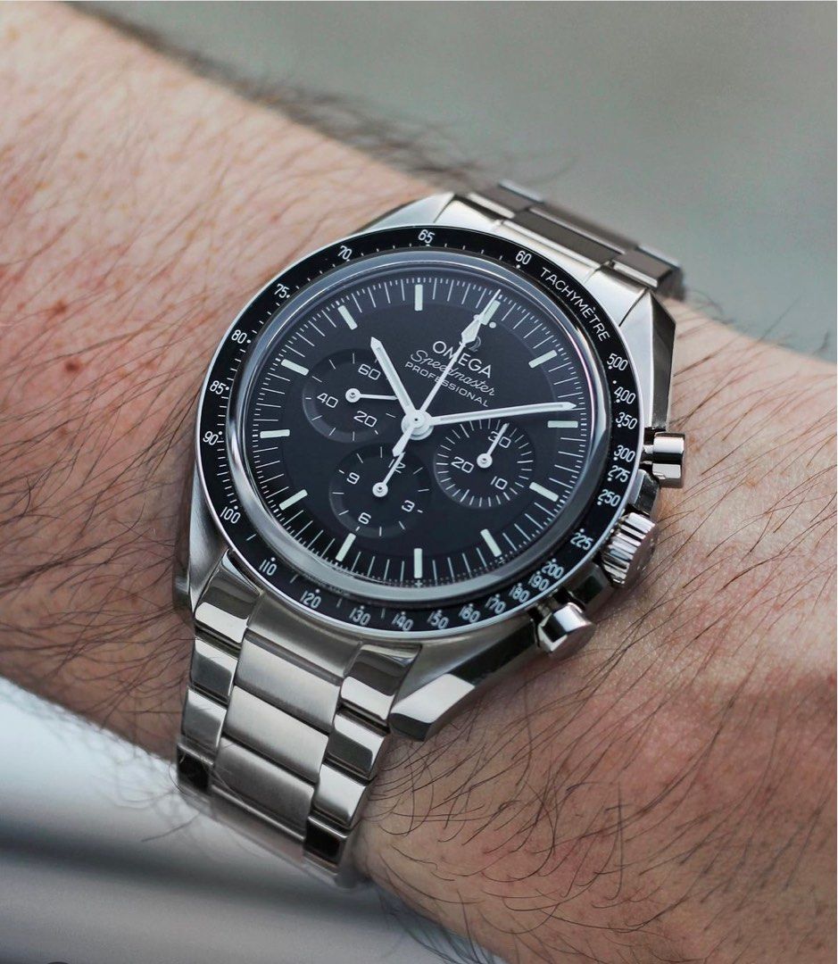 Forstner Contemporary Flat Link Bracelet for Omega Speedmaster 3861 ...