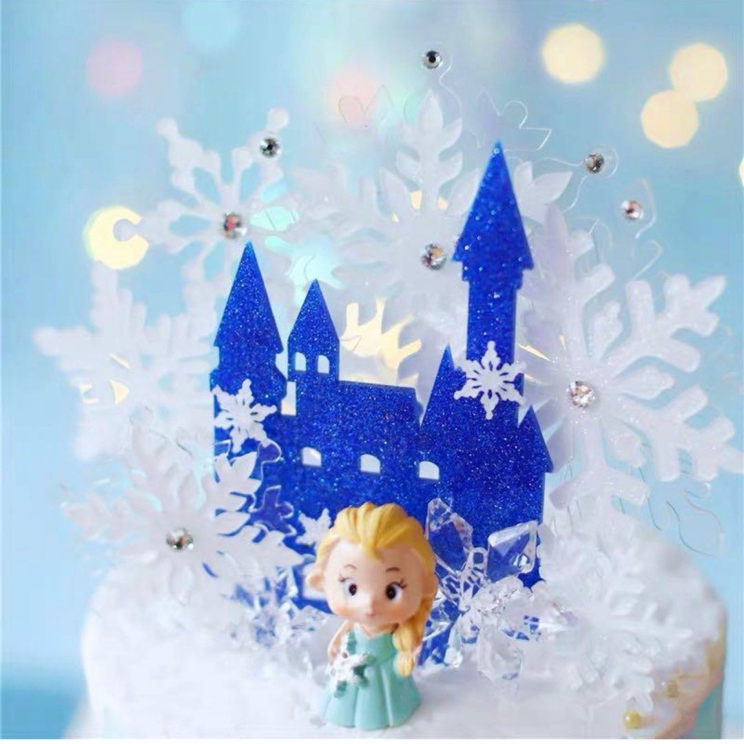 Frozen theme party supplies - Elsa clay Figurine / cake topper / DIY ...