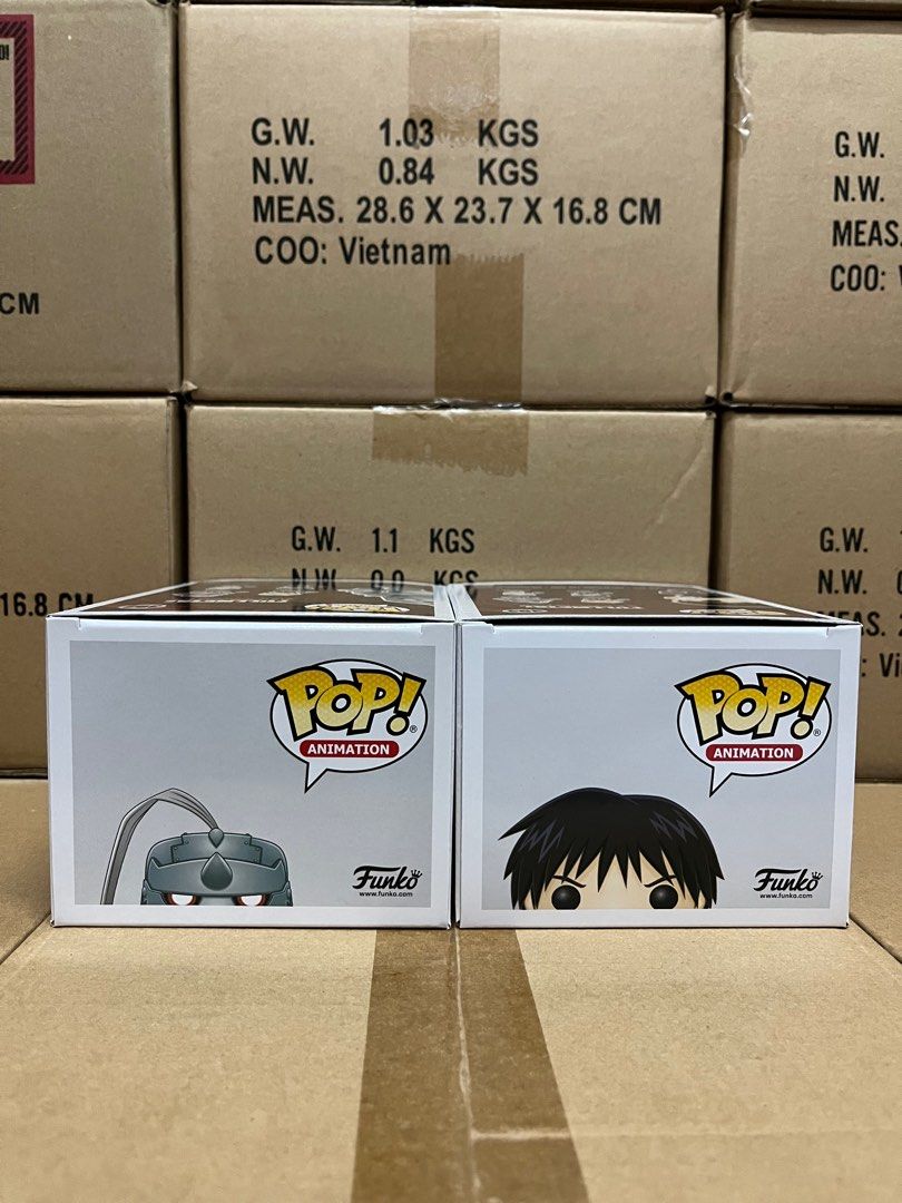 Funko Pop Fullmetal Alchemist Alphonse Eric Roy Mustang FMA, Hobbies ...