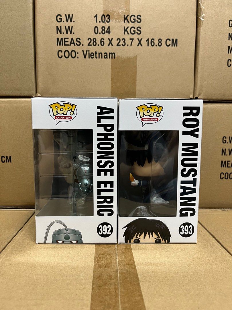 Funko Pop Fullmetal Alchemist Alphonse Eric Roy Mustang FMA, Hobbies ...