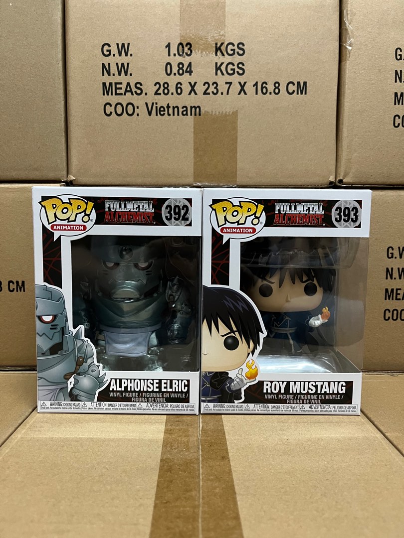 Funko Pop Fullmetal Alchemist Alphonse Eric Roy Mustang FMA, Hobbies ...