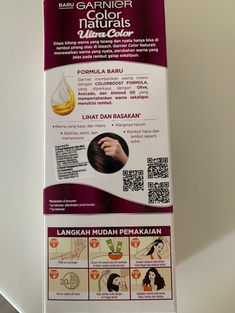 Garnier Hair Coloe, Beauty & Personal Care, Hair on Carousell