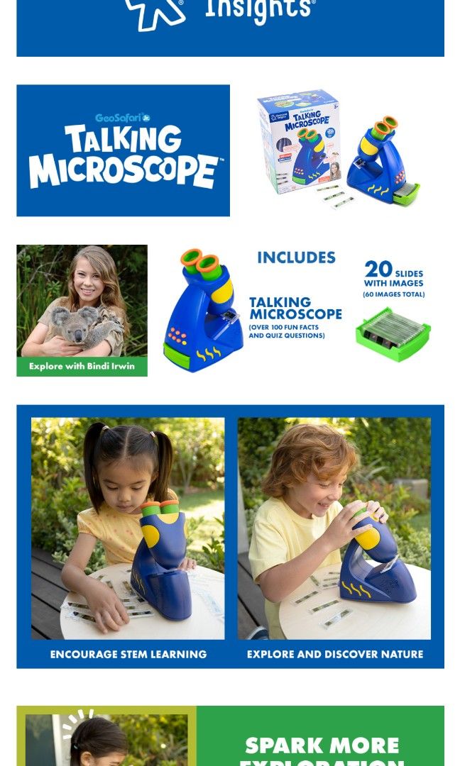 Geosafari talking microscope, Hobbies & Toys, Toys & Games on Carousell