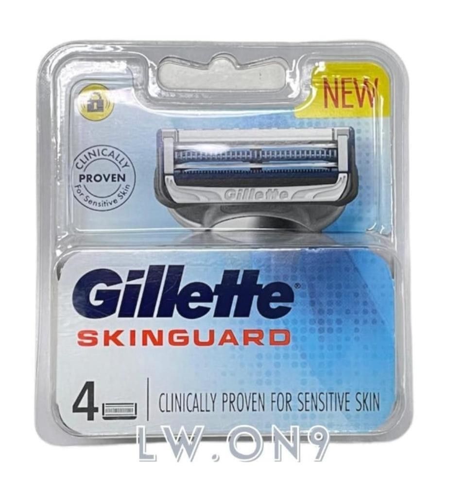 GILLETTE NEW SKINGUARD CLINICALLY PROVEN FOR SENSITIVE SKIN AVAILABLE 3 ...