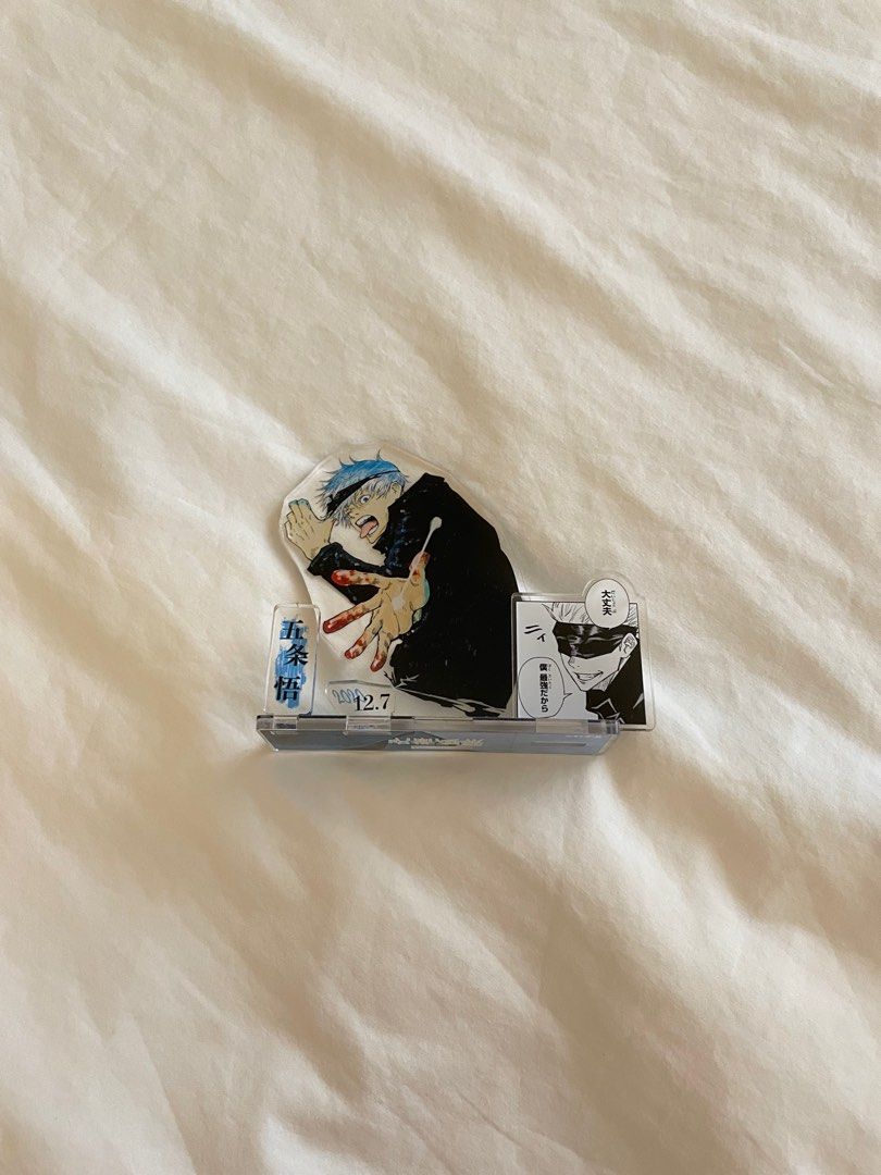 gojo satoru jujutsu kaisen standee / stand, Hobbies & Toys ...