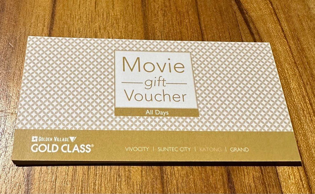 Gold Class All Day Tickets, Tickets & Vouchers, Event Tickets on Carousell