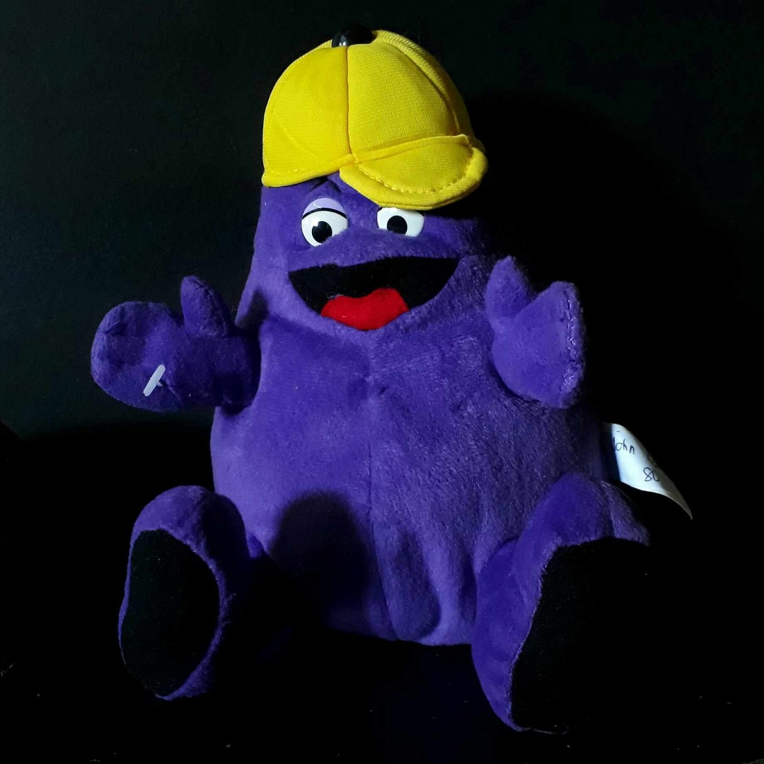 Grimace - McDonaldland '97 Collection Plush Toy, Hobbies & Toys, Toys ...