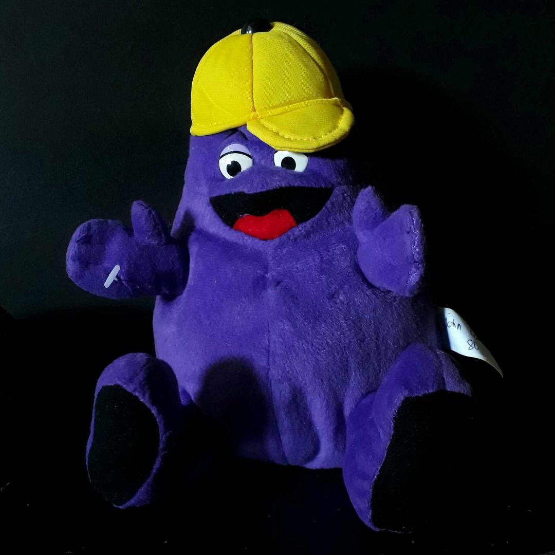 Grimace - McDonaldland '97 Collection Plush Toy, Hobbies & Toys, Toys ...