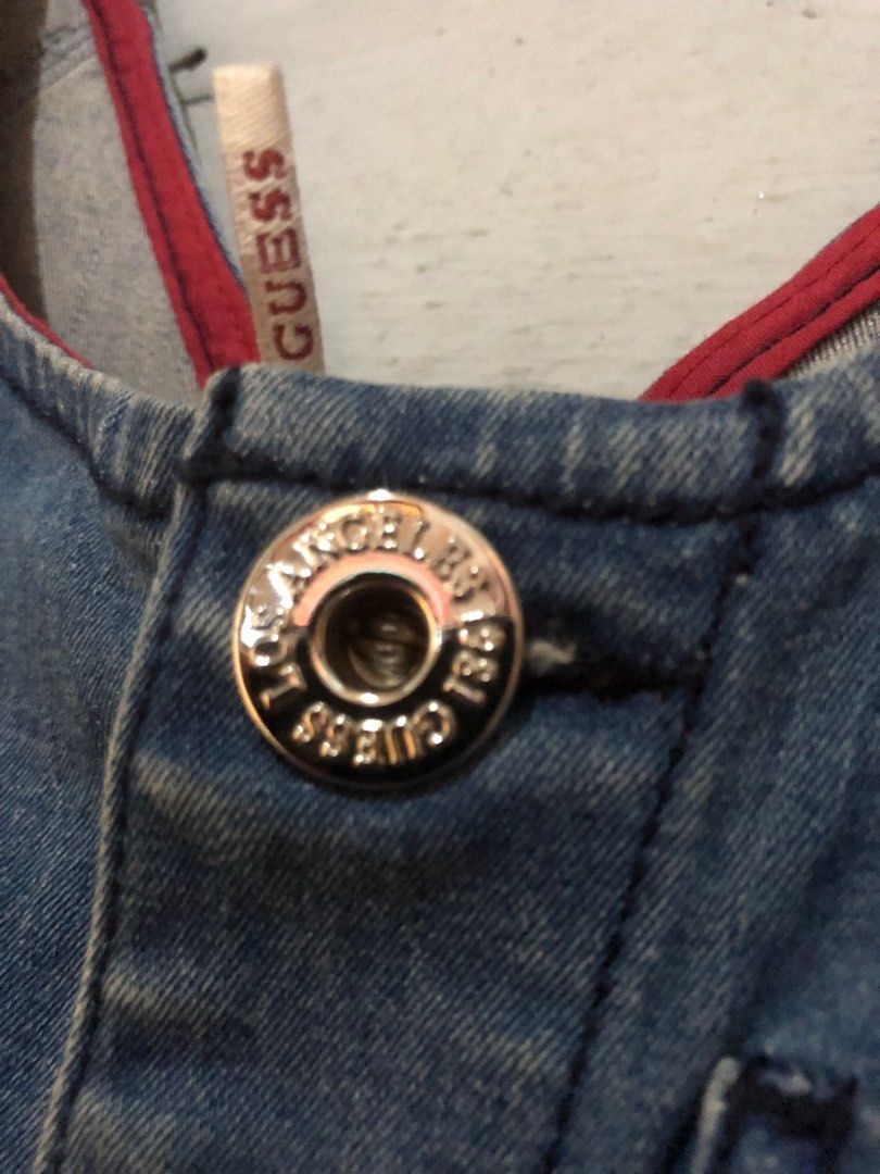 Guess overall jeans tebel, Bayi & Anak, Baju Anak Perempuan, 8 hingga ...