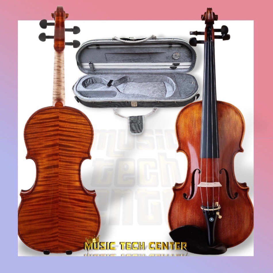 Handmade Stradivarius Copy Violin Beautifully Flamed Tiger Stripes With ...