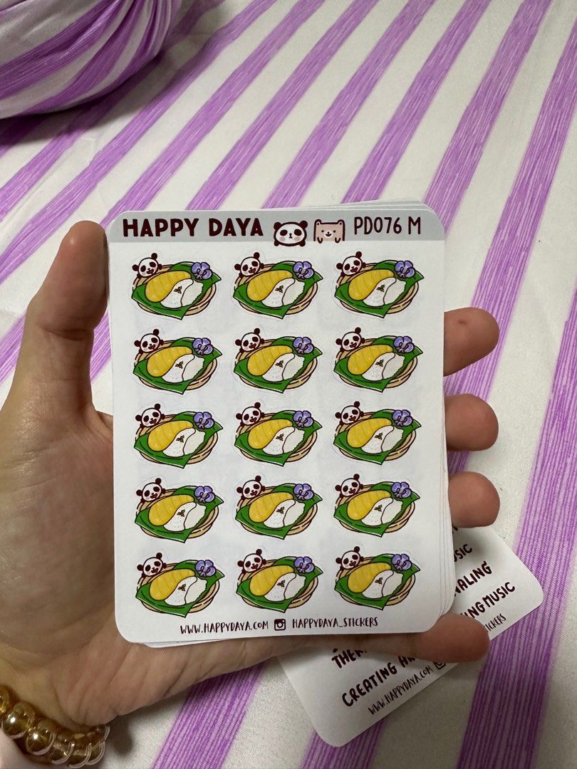 HAPPY DAYA STICKERS, Hobbies & Toys, Stationery & Craft, Other ...