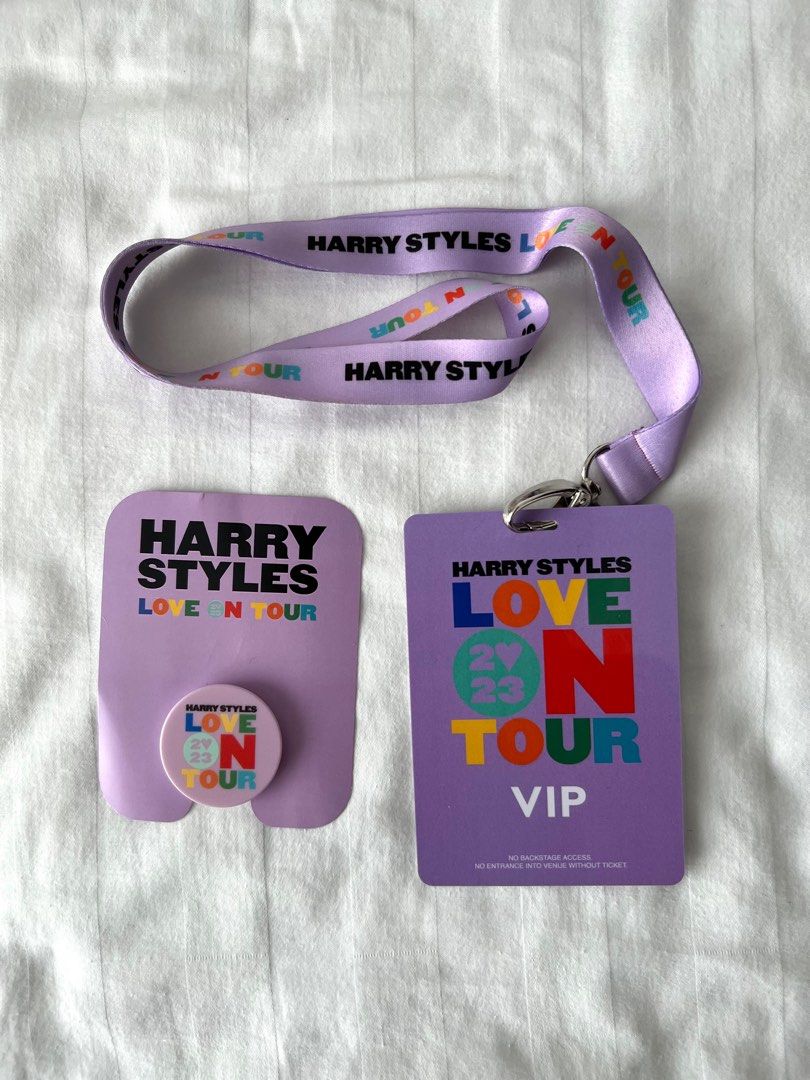 Harry Styles Love on Tour Tote and Vip stuff, Women's Fashion, Bags ...